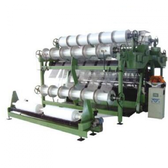 Plush Fabric Double Needle Bed Raschel Machine